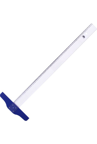 Hataş Ekonomik Mika 75 cm T Cetveli - Mavi Başlık