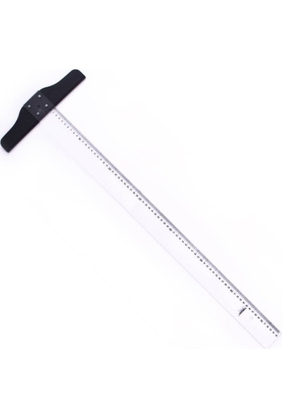 Hataş Ekonomik Mika 75 cm T Cetveli - Siyah Başlık Hataş Ekonomik Mika 75 cm T Cetveli - Siyah Başlık