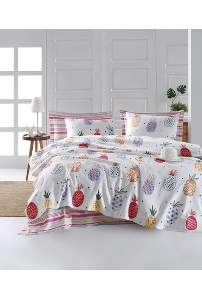 Enlora %100 Doğal Pamuk Pike Örtü Tek Kişilik Iva Mixrenk Enlora %100 Doğal Pamuk Pike Örtü Tek Kişilik Iva Mixrenk