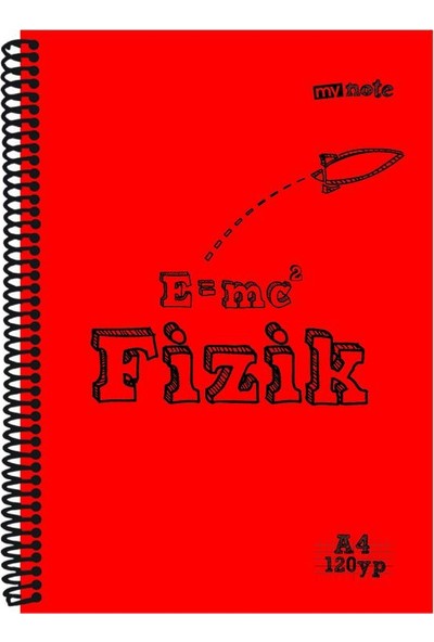 Mynote A4 120 Yaprak Kareli Pp Kapak Fizik Defteri Kırmızı Mynote A4 120 Yaprak Kareli Pp Kapak Fizik Defteri Kırmızı