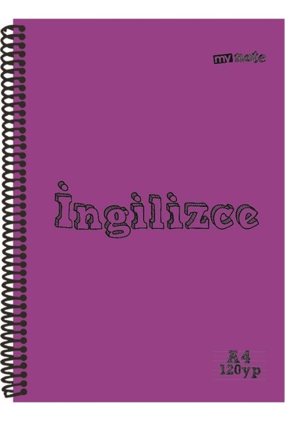 Mynote A4 120 Yaprak Çizgili Pp Kapak Ingilizce Defteri Mor Mynote A4 120 Yaprak Çizgili Pp Kapak Ingilizce Defteri Mor