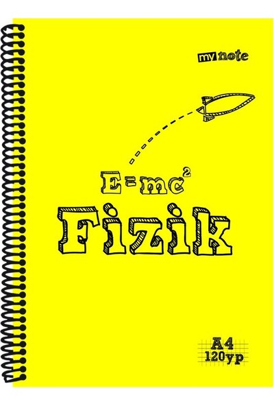 Mynote A4 120 Yaprak Kareli Pp Kapak Fizik Defteri Sarı Mynote A4 120 Yaprak Kareli Pp Kapak Fizik Defteri Sarı
