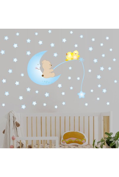 Dekor Loft Şirin Ayıcık Çocuk Odası Duvar Sticker CS-811