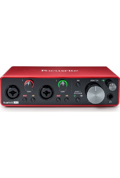 Focusrite Scarlett 2i2 Gen 3 USB Ses Kartı Focusrite Scarlett 2i2 Gen 3 USB Ses Kartı