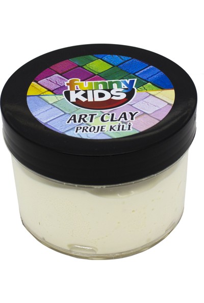 Funny Kids Art Clay Proje Kili 40 cc - 550 Beyaz