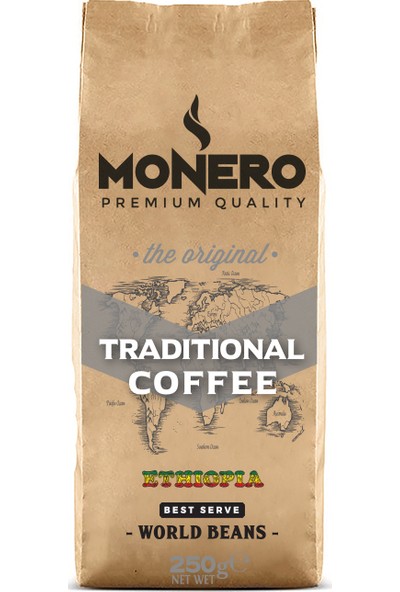 Monero Yöresel Filtre Kahve Etiyopya 250 gr