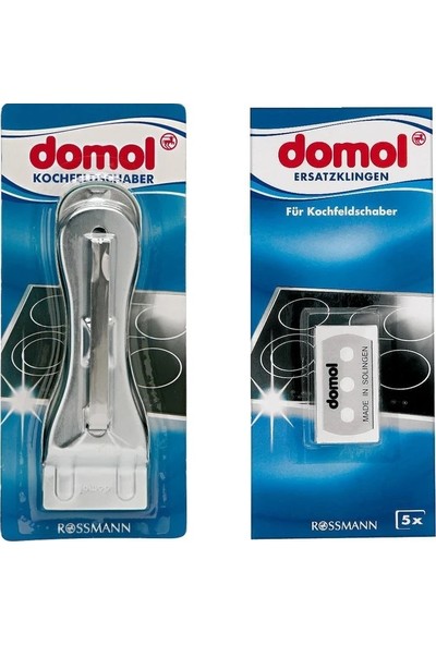 Domol Ocak Kazıyıcı ve Temizleme Mala Bıçağı Yedekleri Domol Ocak Kazıyıcı ve Temizleme Mala Bıçağı Yedekleri