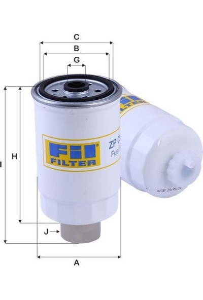 Fil Zp05Af Yakıt Filtresi İveco Newholland Fiat