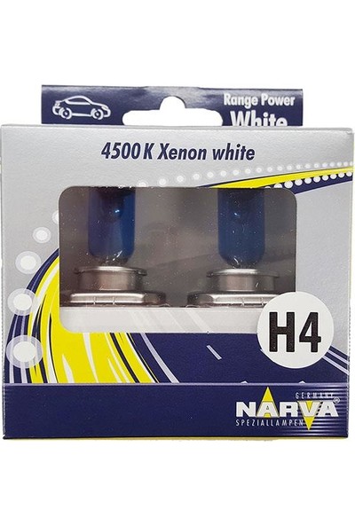 Narva Far Ampülü 12V 60/55W H4 Beyaz Işık 4500K 48680 Takım 2 Adet