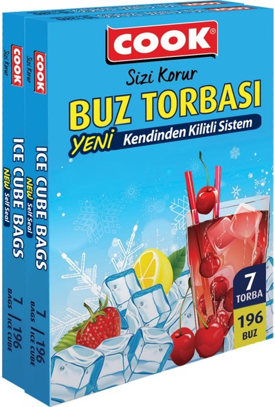 Cook Kilitli Buz Torbası 2'li