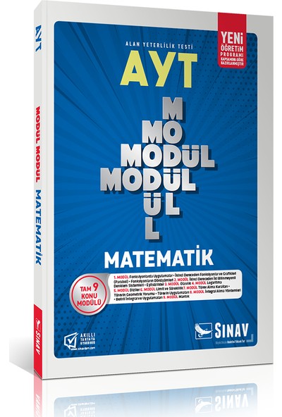 Sınav Yayınları AYT Matematik Modül Modül Konu Anlatımlı