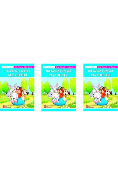 Ata 1. Kılavuz Çizgili Yazı Defteri Küçük Boy (Dik Temel Harflerle) (3 Adet) Ata 1. Kılavuz Çizgili Yazı Defteri Küçük Boy (Dik Temel Harflerle) (3 Adet)