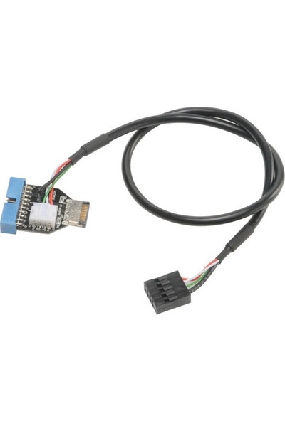 Akasa Internal USB 3.1 Gen2 to USB 3.1 Gen1 19Pin Dönüştürücü Kablo (AK-CBUB38-40BK) Akasa Internal USB 3.1 Gen2 to USB 3.1 Gen1 19Pin Dönüştürücü Kablo (AK-CBUB38-40BK)