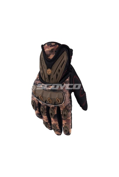 Scoyco Mc-10 Camo Kamuflaj Motosiklet Eldiveni