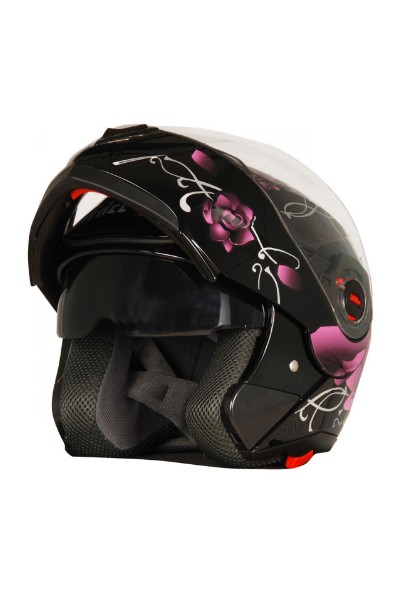 Free-M Kask Free-M Ff-961 Çeneden Açılır Bayan Kask Güneş Vizörlü Free-M Kask Free-M Ff-961 Çeneden Açılır Bayan Kask Güneş Vizörlü
