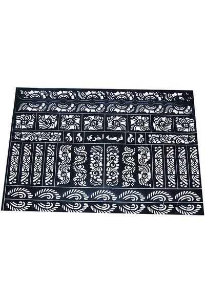 LokmanAVM Kına Şablonu 35X25 - 002