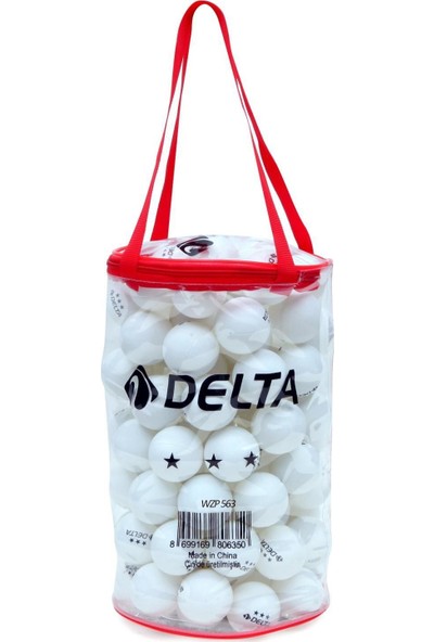 Delta 100 adet Masa Tenisi Topu (Pinpon Topu) - Fermuarlı Çantalı Delta 100 adet Masa Tenisi Topu (Pinpon Topu) - Fermuarlı Çantalı