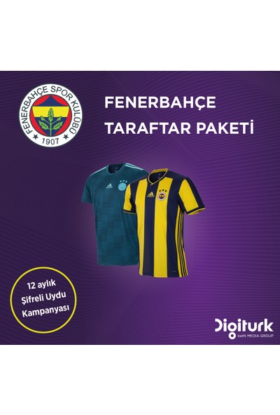 Digitürk Fenerbahçe Taraftar Paketi (Uydu Kurulumlu)