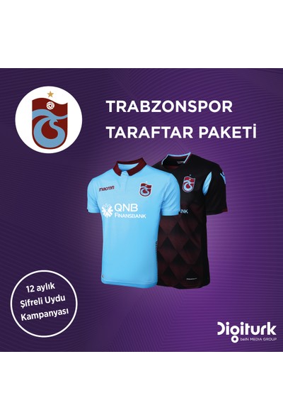 Digitürk Trabzonspor Taraftar Paketi (Uydu Kurulumlu)