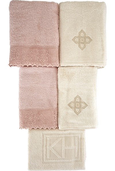 Karaca Home Naya Pudra- Gold Aile Hamam Seti Karaca Home Naya Pudra- Gold Aile Hamam Seti