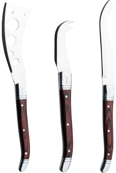 Jumbo Etna Peynir Bıçak Seti Kahverengi