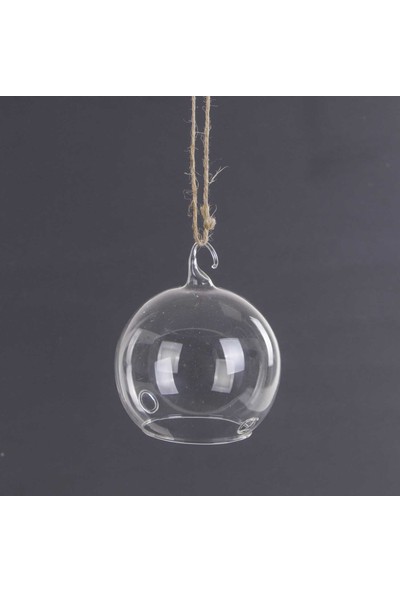 Euro Flora Dekoratif Cam Küre Askılı 10 x 11 cm