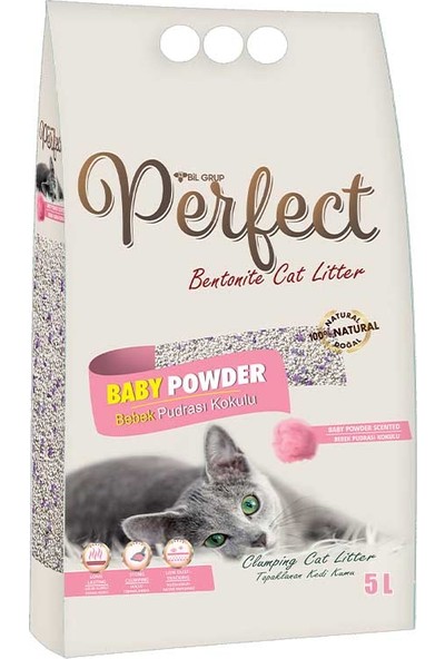 Perfect Baby Powder 5 Lt İnce Ince Taneli Kedi Kumu