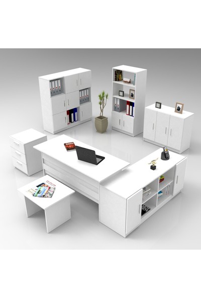 Yurudesign Vario ABCDEFG2 Ofis Masa Makam Takımı 3 Renk Yurudesign Vario ABCDEFG2 Ofis Masa Makam Takımı 3 Renk