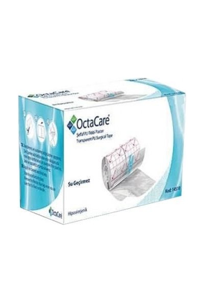 OctaCare 14110 Şeffaf PU Tıbbi Su Geçirmez Flaster 10mx10cm OctaCare 14110 Şeffaf PU Tıbbi Su Geçirmez Flaster 10mx10cm