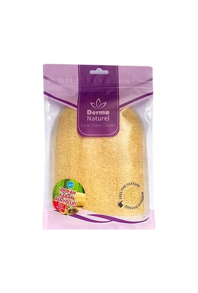 Derma Naturel Loofah Kabak Banyo ve Yüz Lifi Derma Naturel Loofah Kabak Banyo ve Yüz Lifi