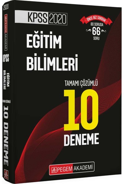 2020 Kpss Eğitim Bilimleri Tamamı Çözümlü 10 Deneme - Komisyon 2020 Kpss Eğitim Bilimleri Tamamı Çözümlü 10 Deneme - Komisyon