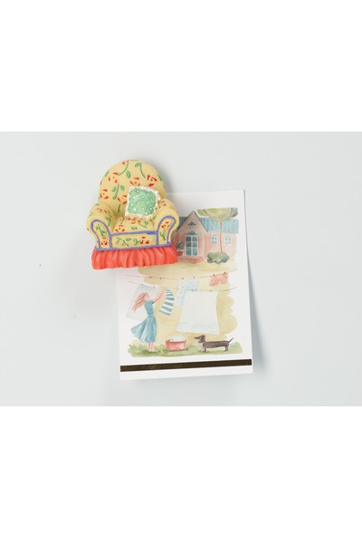 Madame Coco Buzdolabı Magneti - Koltuk Madame Coco Buzdolabı Magneti - Koltuk