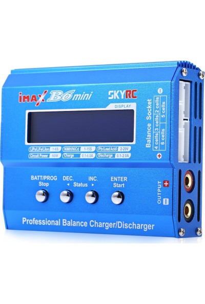 Skyrc Imax B6 Mini 60W/6A Profesyonel Lipo Şarj Aleti + Adaptör