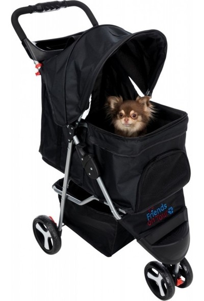 Trixie Köpek ve Kedi Arabası 47 x 100 x 80 cm Siyah