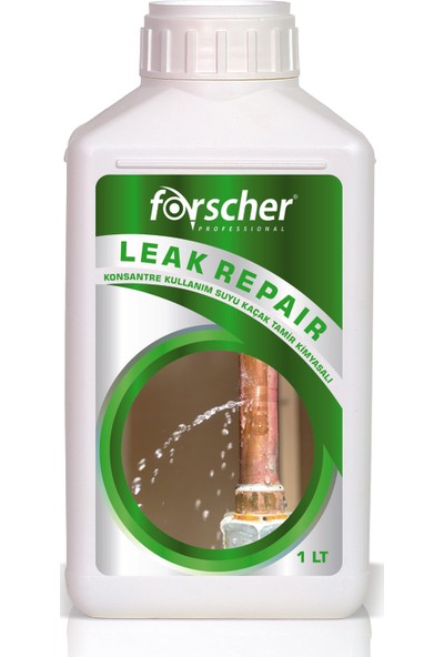 Forscher 1 Lt Kullanım Suyu Kaçak Tamir Kimyasalı Kaçak Giderici Forscher 1 Lt Kullanım Suyu Kaçak Tamir Kimyasalı Kaçak Giderici