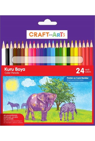 Craft And Arts Kuru Boya Tam Boy 24'lü Craft And Arts Kuru Boya Tam Boy 24'lü