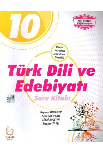 Palme Yayıncılık 10. Sınıf Türk Dili Ve Edebiyatı Soru Kitabı Yeni 2019 Palme Yayıncılık 10. Sınıf Türk Dili Ve Edebiyatı Soru Kitabı Yeni 2019