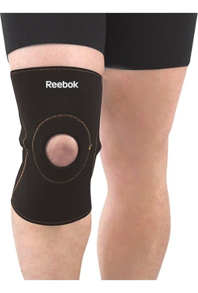 Reebok Deluxe Dura-Strong Ortası Açık Ayarlanabilir Neopren Dizlik