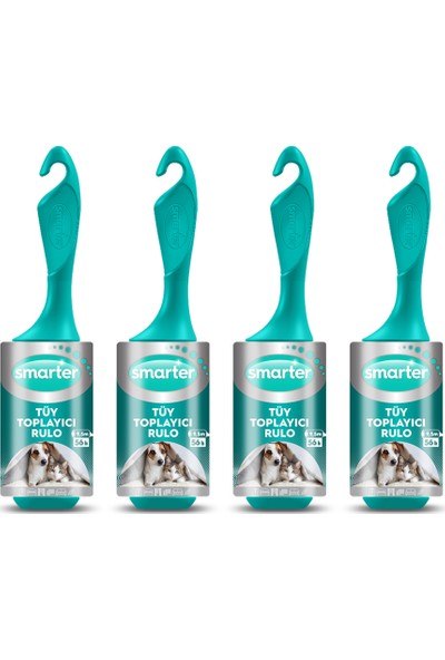 Smarter Tüy Toplayıcı Rulo 4'lü Set ( 224 yaprak ) Smarter Tüy Toplayıcı Rulo 4'lü Set ( 224 yaprak )