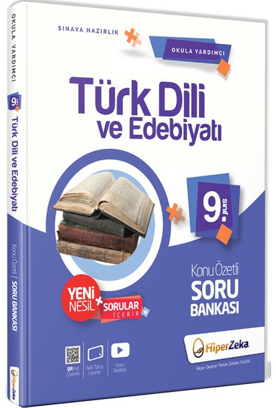 Hiper Zeka Yayınları Türk Dili ve Edebiyatı 9. Sınıf Konu Özetli | Soru Bankası