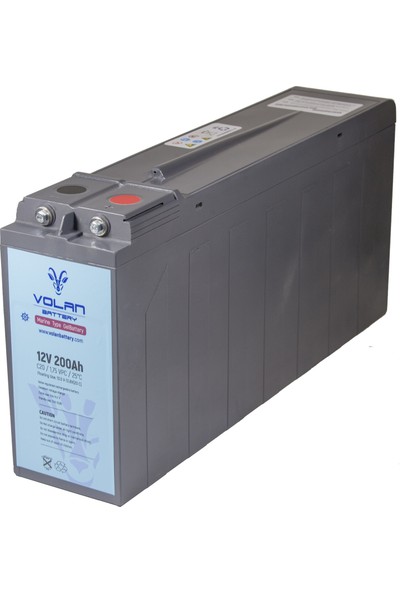 Volan Battery 12 Volt 200 Ah (Amper) Marin Jel Akü