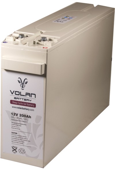Volan Battery 12 Volt 200 Ah (Amper) Deepcycle Akü