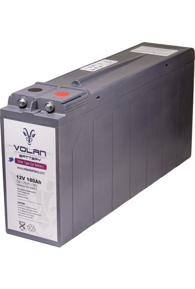 Volan Battery 12 Volt 180 Ah (Amper) Jel Akü Volan Battery 12 Volt 180 Ah (Amper) Jel Akü