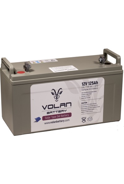 Volan Battery 12 Volt 125 Ah (Amper) Jel Akü