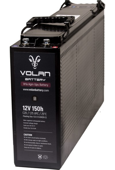 Volan Battery 12 Volt 150 Ah (Amper) Kuru Akü