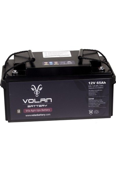 Volan Battery 12 Volt 65 Ah (Amper) Kuru Akü