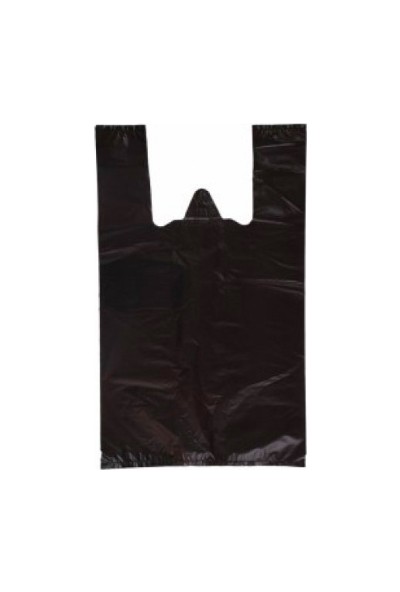 İhtiyaçlimanı Siyah Atlet Poşet Büyük Boy Ekstra Kalın 30X55 1kg