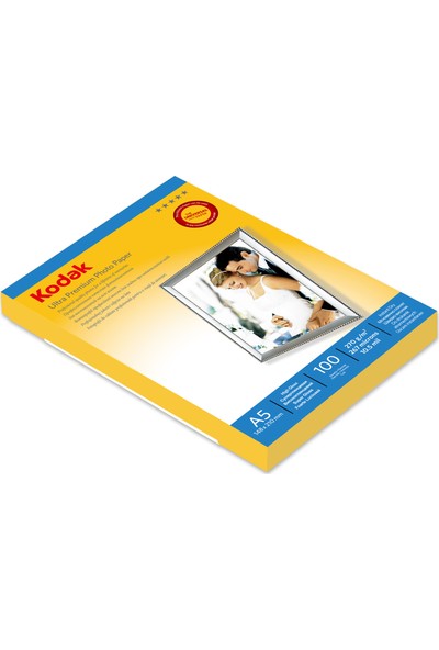 Kodak Ultra Premium Glossy,Parlak 15x21 270Gr/m² Fotoğraf Kağıdı 100 Yaprak
