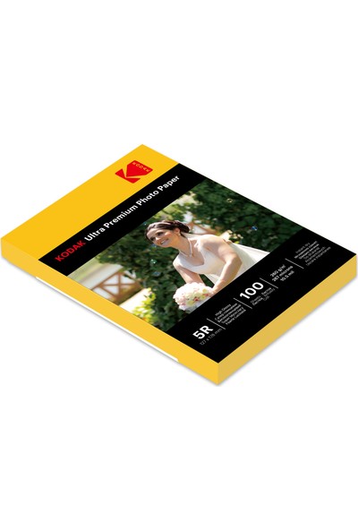 Kodak Ultra Premium Glossy,Parlak 13x18 260Gr/m² Fotoğraf Kağıdı 100 Yaprak
