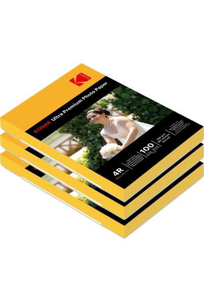 Kodak 260 Gram 10X15 Parlak 3'lü Paket Fotoğraf Kağıdı Kodak 260 Gram 10X15 Parlak 3'lü Paket Fotoğraf Kağıdı